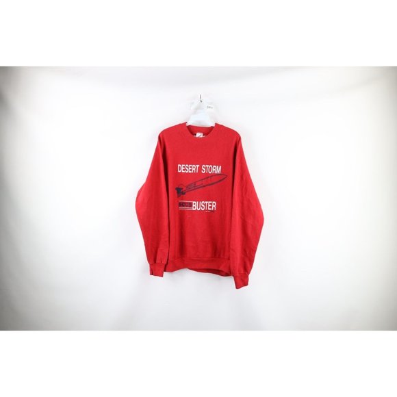 Vintage | Shirts | Vintage 9 Xl Distressed Operation Desert Storm Scud ...